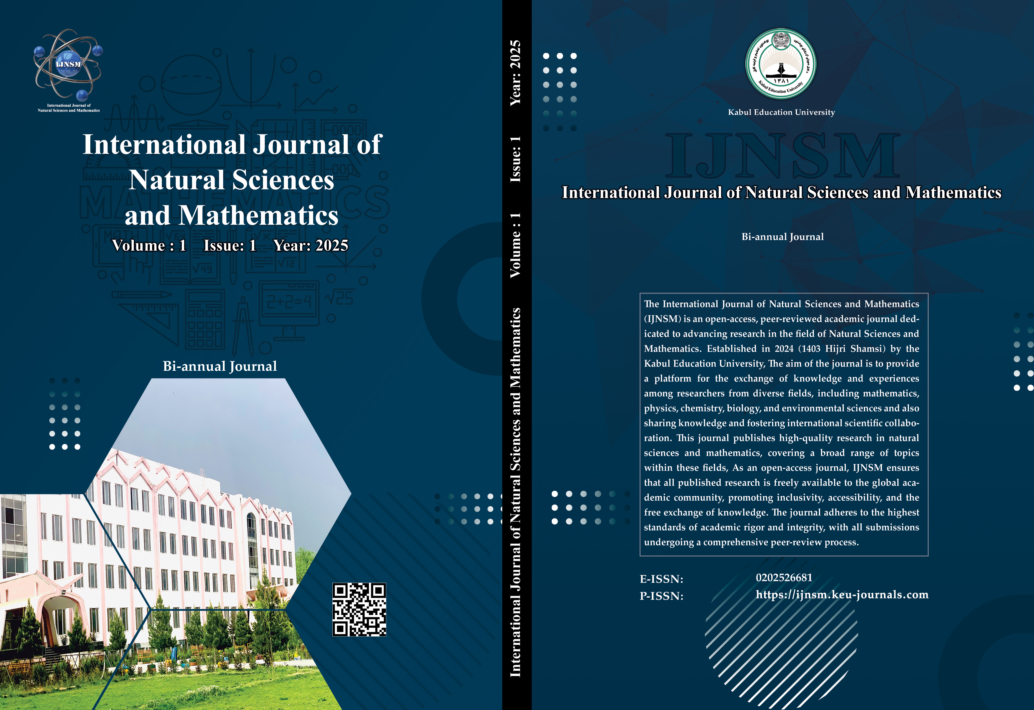 Vol. 1 No. 1 (2025): INTERNATIONAL JOURNAL of NATURAL SCIENCES AND ...